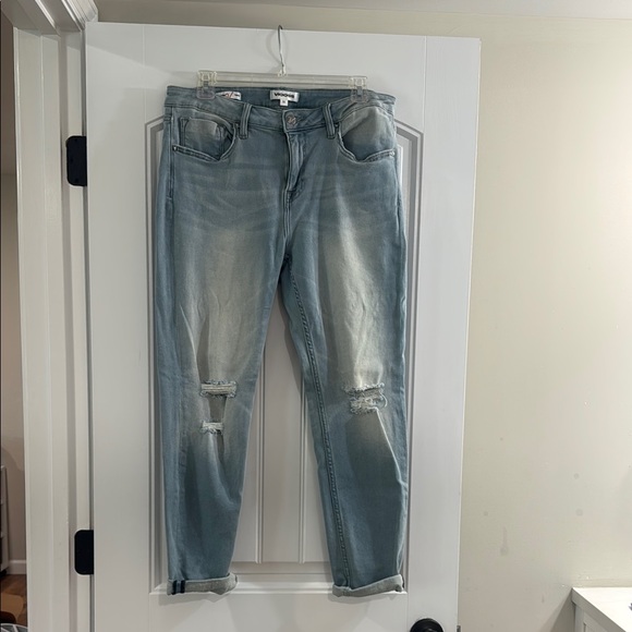 Vigoss | Jeans | Vigoss Distressed Light Blue Jeans | Poshmark